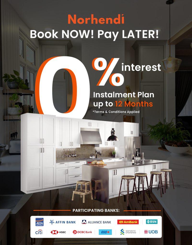 Home - Norhendi Cabinet - 12 Months 0% Installment Plan